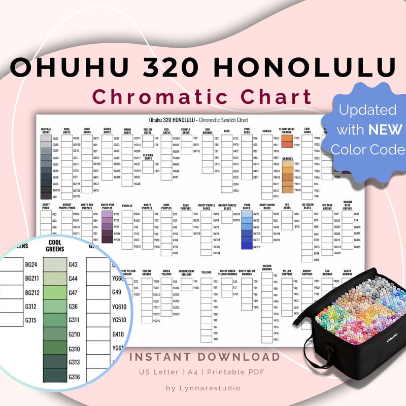 Color Print Chart - Etsy