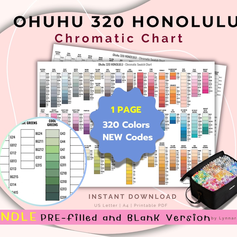 Chromatic Swatch Ohuhu - Etsy