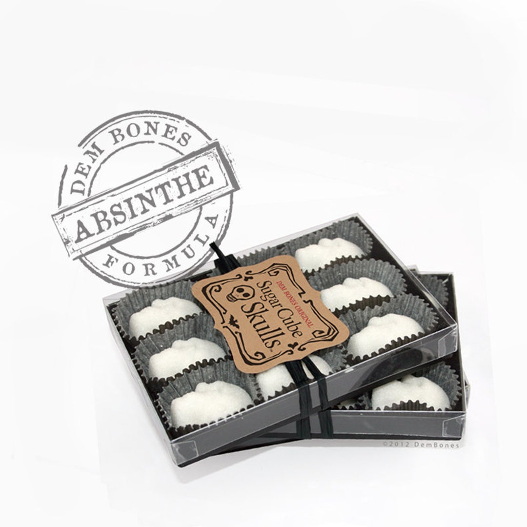 Skull Sugar Cubes for Absinthe Cocktails - 21st Birthday Gift for ...