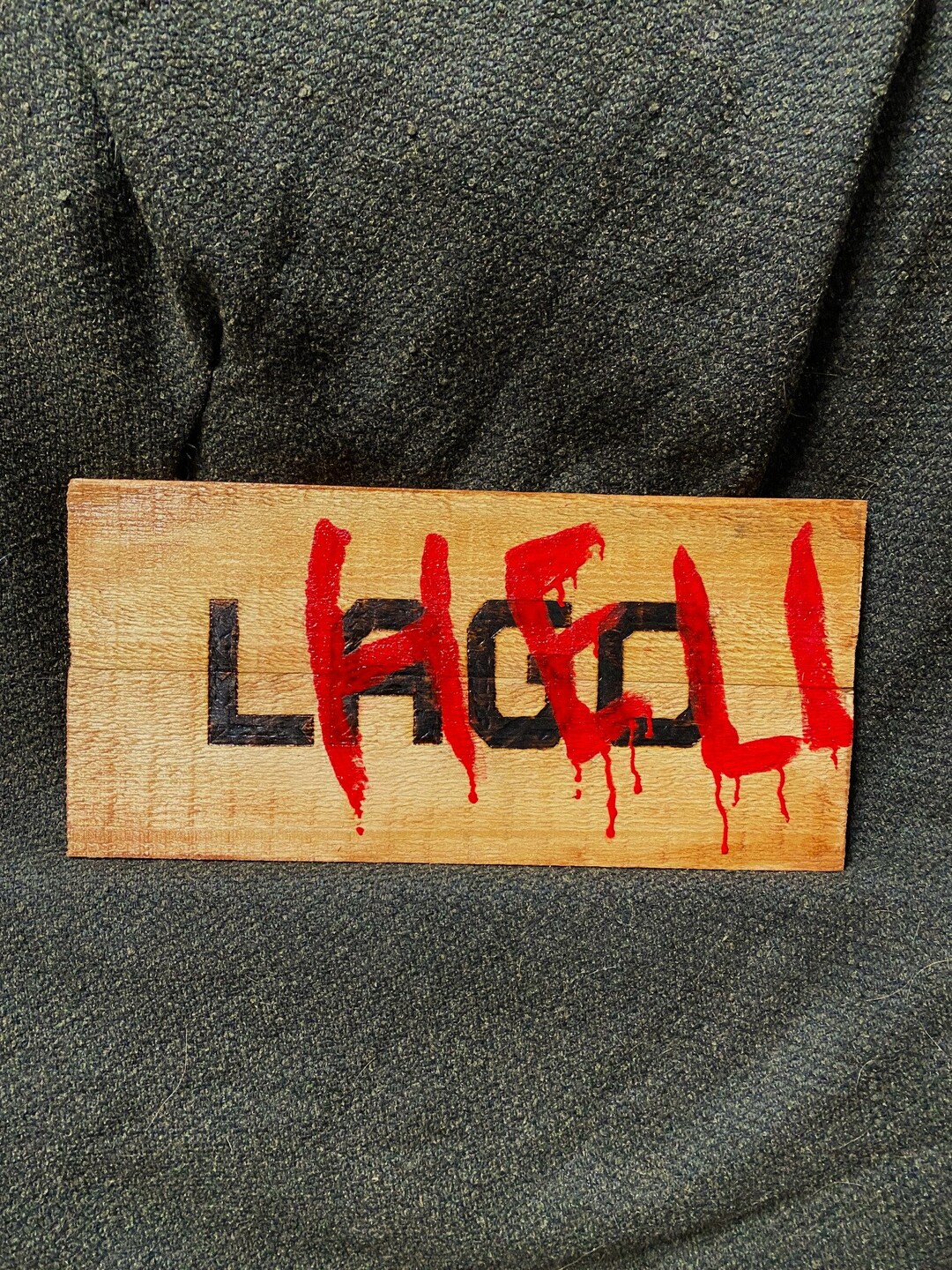 LAGO Sign From High Plains Drifter - Etsy