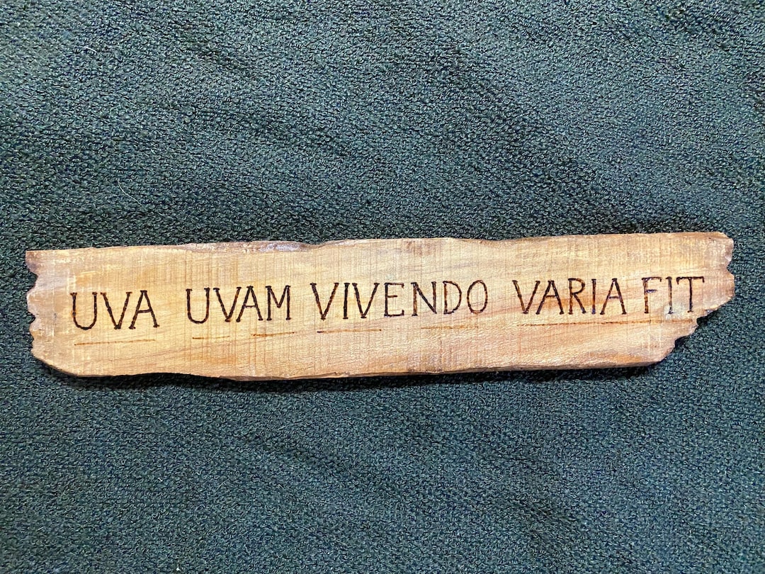 Lonesome Dove Sign - SMALL - Uva Uvam Vivendo Varia Fit - Etsy