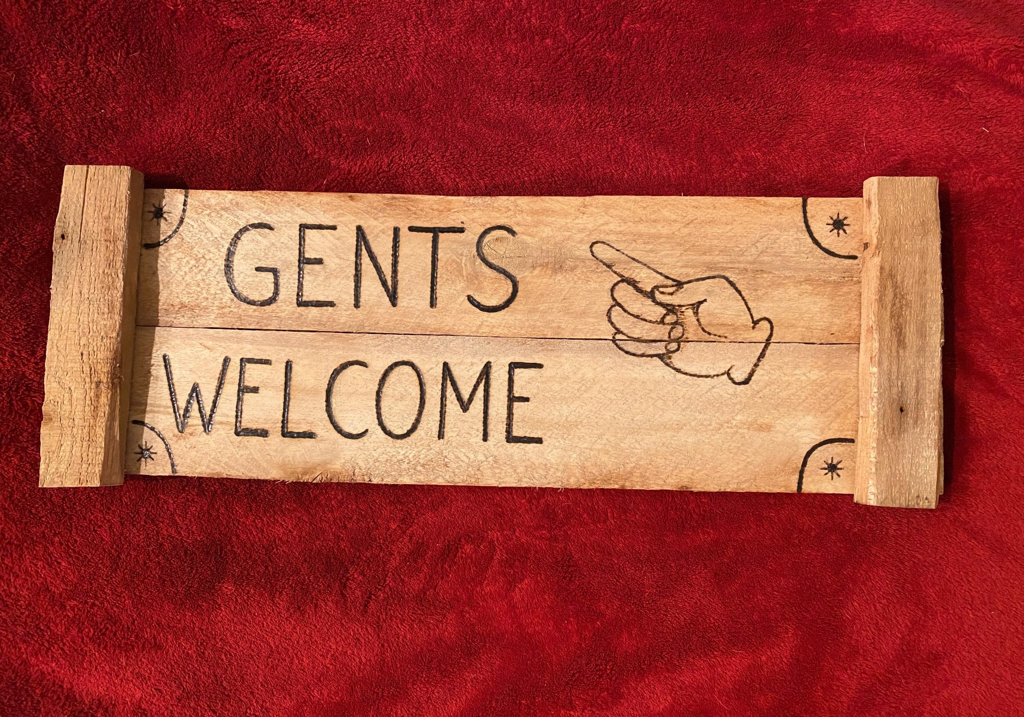 Lonesome Dove Gents Welcome Sign - Etsy