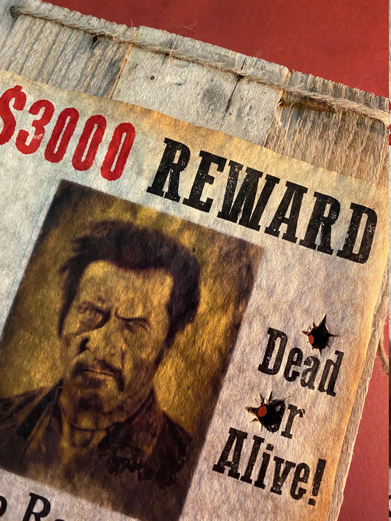 The Good The Bad and the Ugly Tuco mounted Wanted sign | Etsy