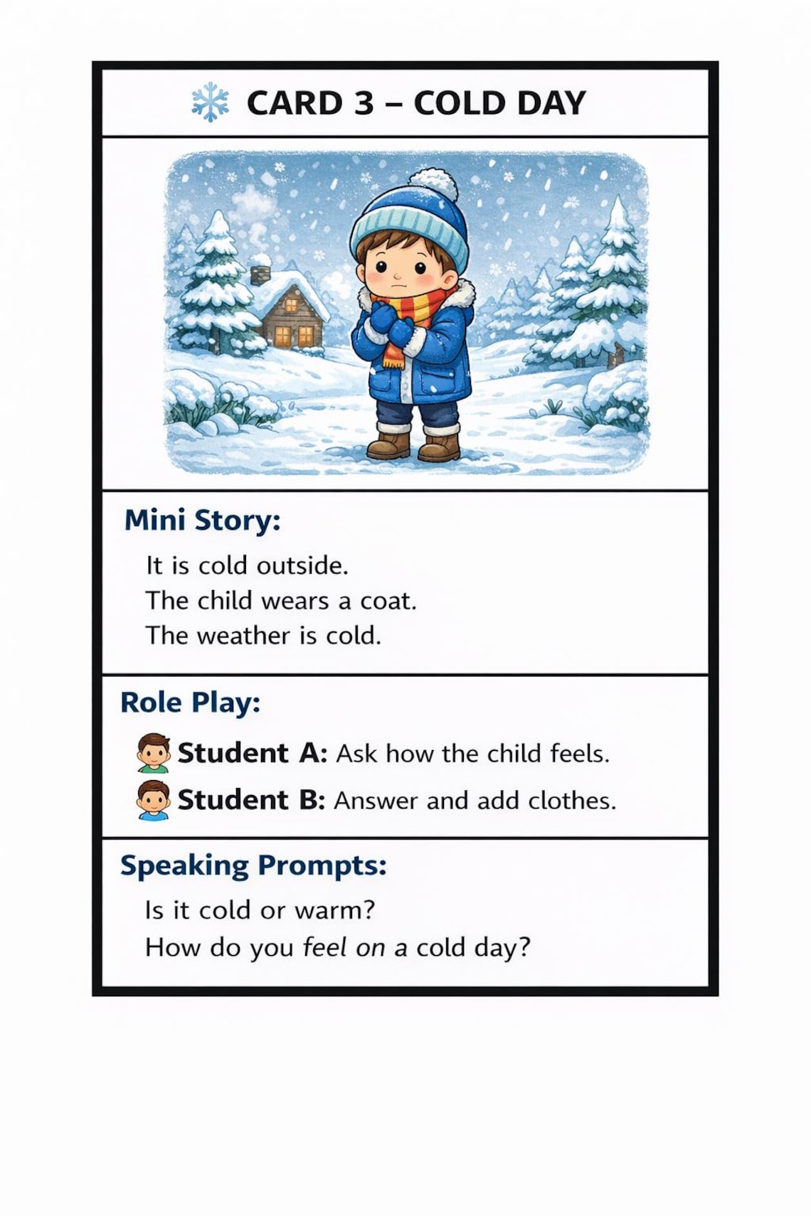 WEATHER SPEAKING CARDS - Etsy