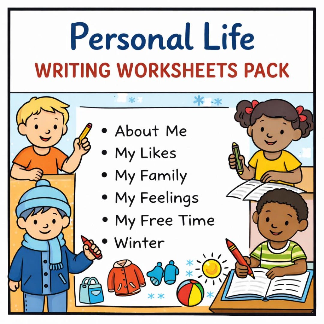 PERSONAL LIFE WORKSHEETS - Etsy