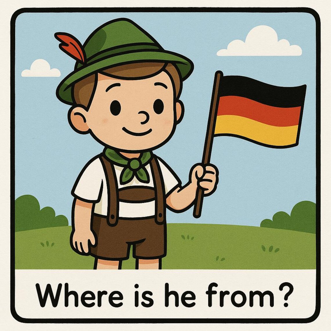 NATIONALITY SPEAKING CARDS - Etsy