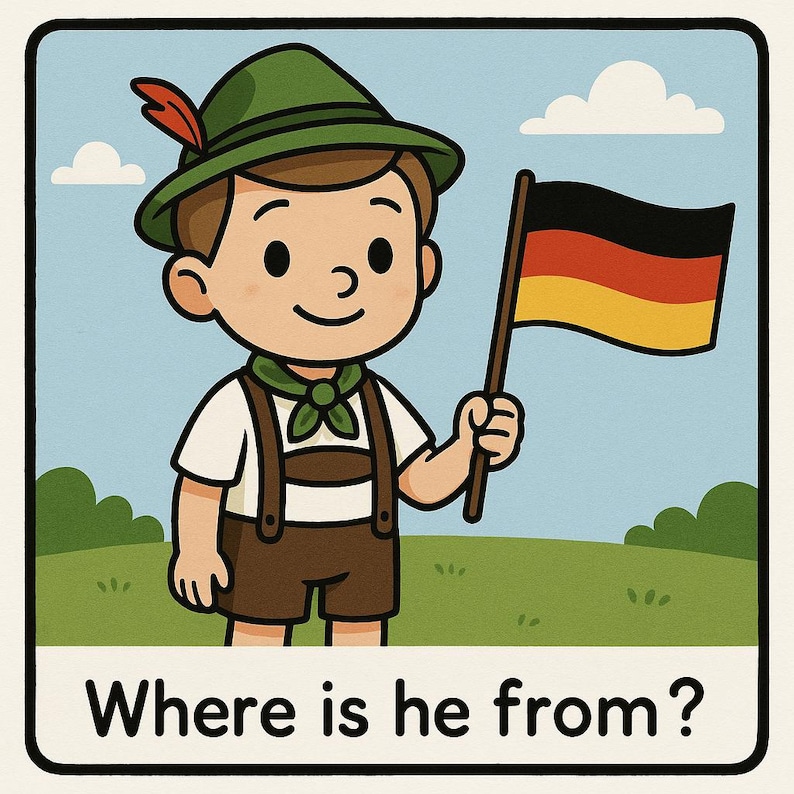NATIONALITY SPEAKING CARDS - Etsy