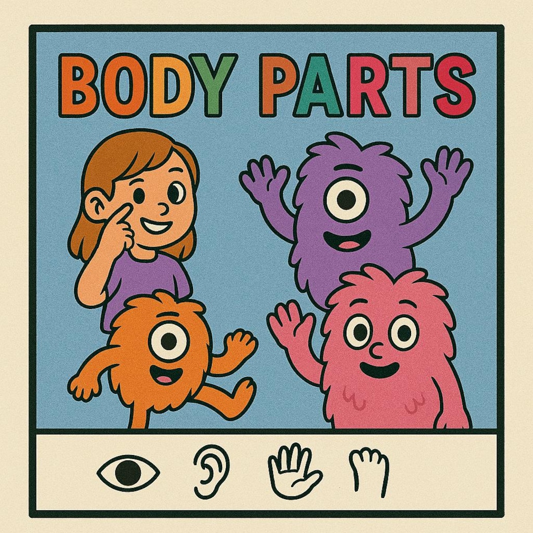 My Body Flashcards: Educational Learning Set for Kids - Etsy