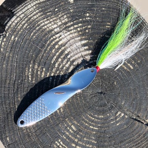 Propeller Metal Fishing Lure With Bucktail Teasers 1.4-ounce - Etsy