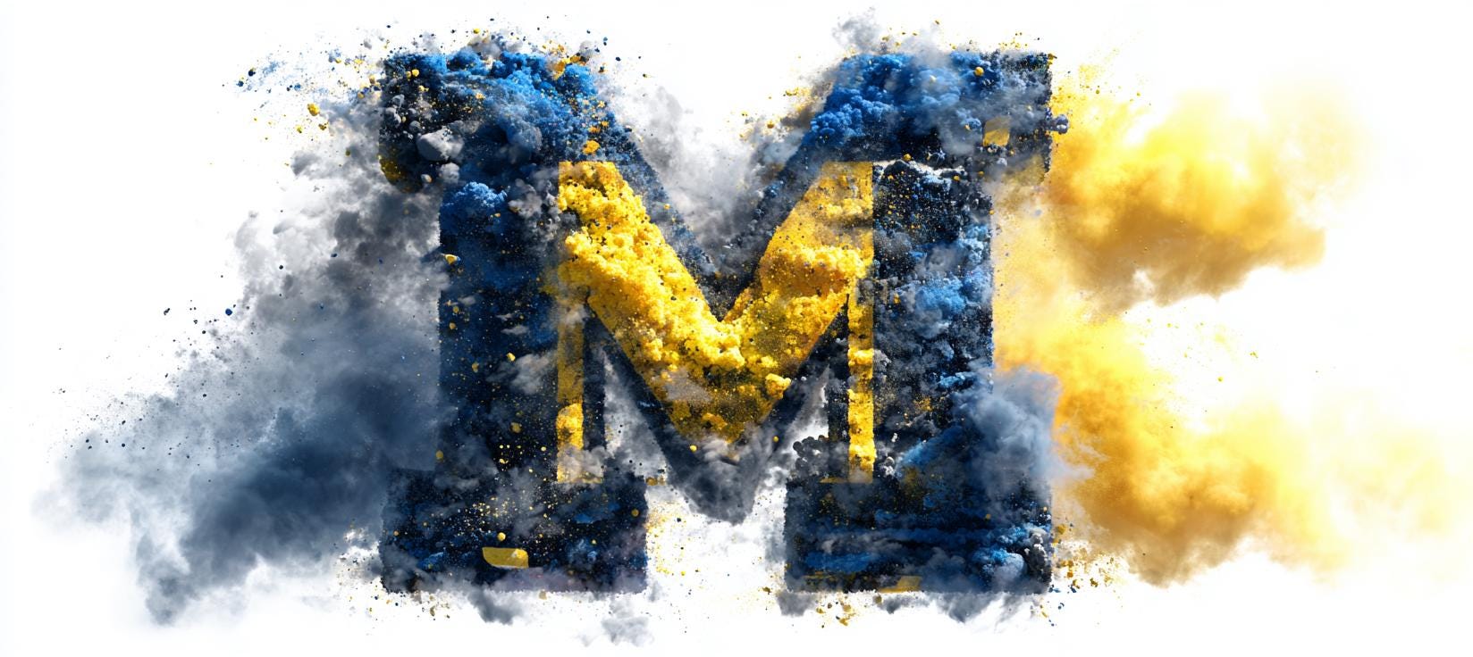 Michigan Wolverines Football Clipart: Transparent Design, DIY Crafts ...