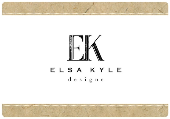 PreMade Logo Vector Logo PreDesigned Logo ELSA Logo Design | Etsy