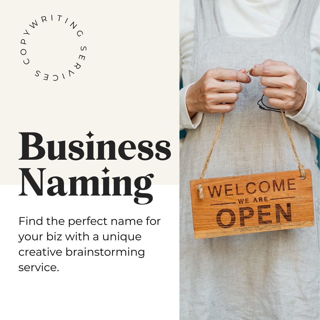 BUSINESS NAMING Service - Business Name Service - Business Branding ...