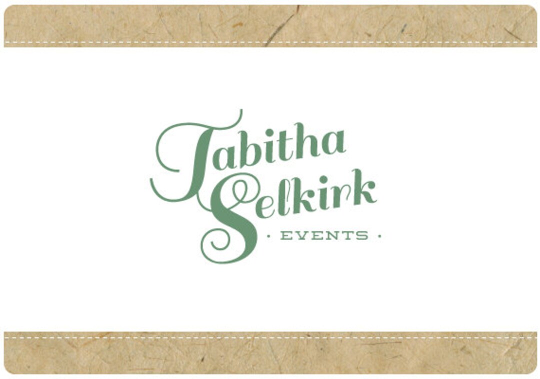 Predesigned Logo - Premade Logo - Vector Logo - TABITHA Logo Design ...