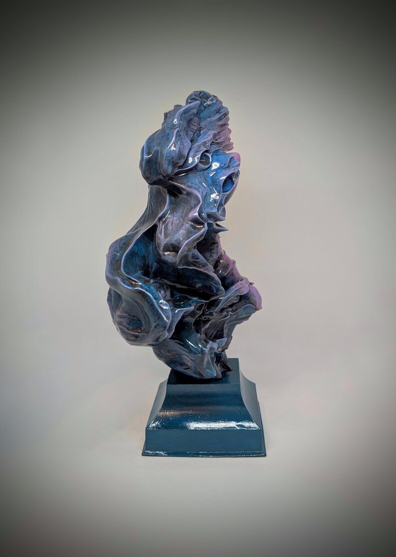 Inspired by Zdzislaw Beksinski Untitled (through Cloth) 3D Sculpture 11 ...