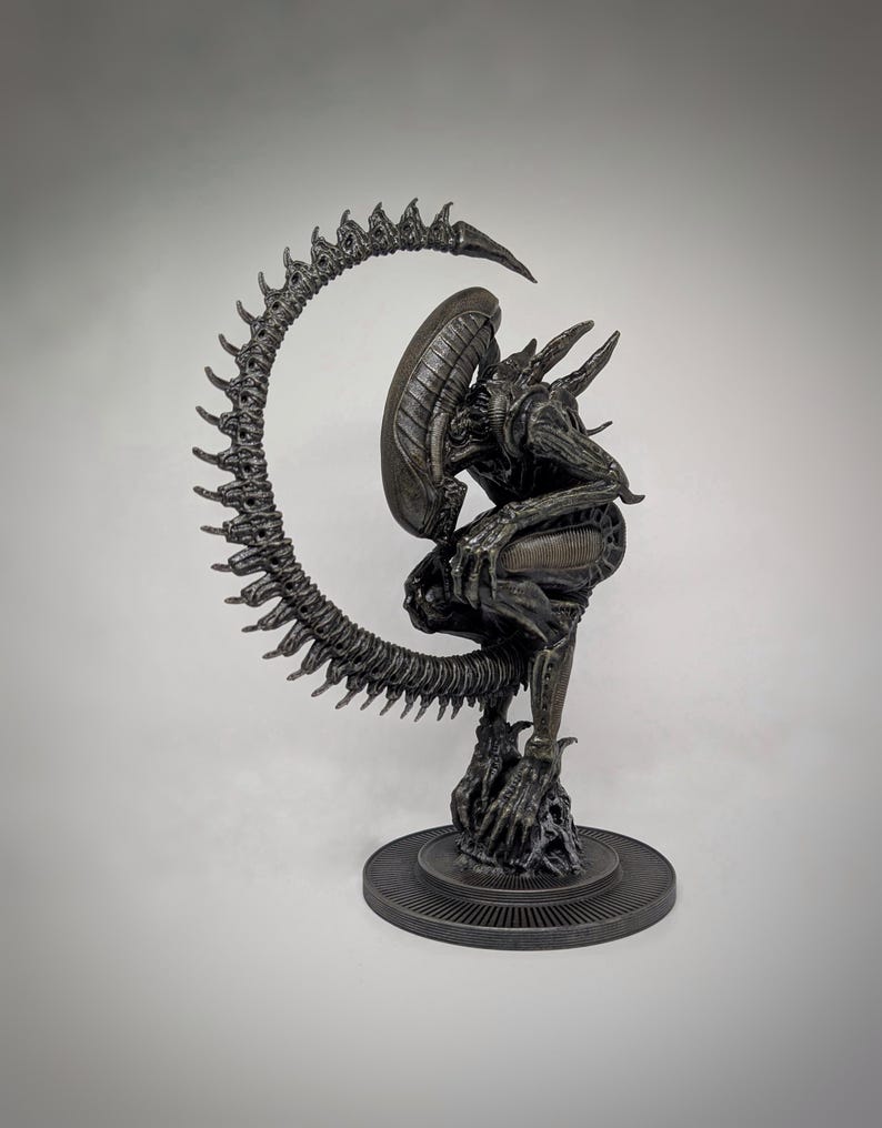 Alien Xenomorph Birth 3D Printed Resin Figure/ Height 11.8" (30cm/300mm ...