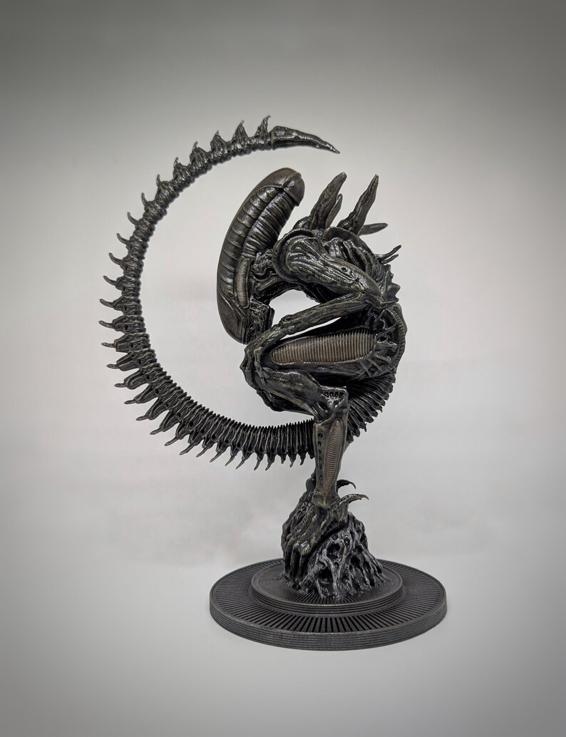Alien Xenomorph Birth 3D Printed Resin Figure/ Height 11.8" (30cm/300mm ...