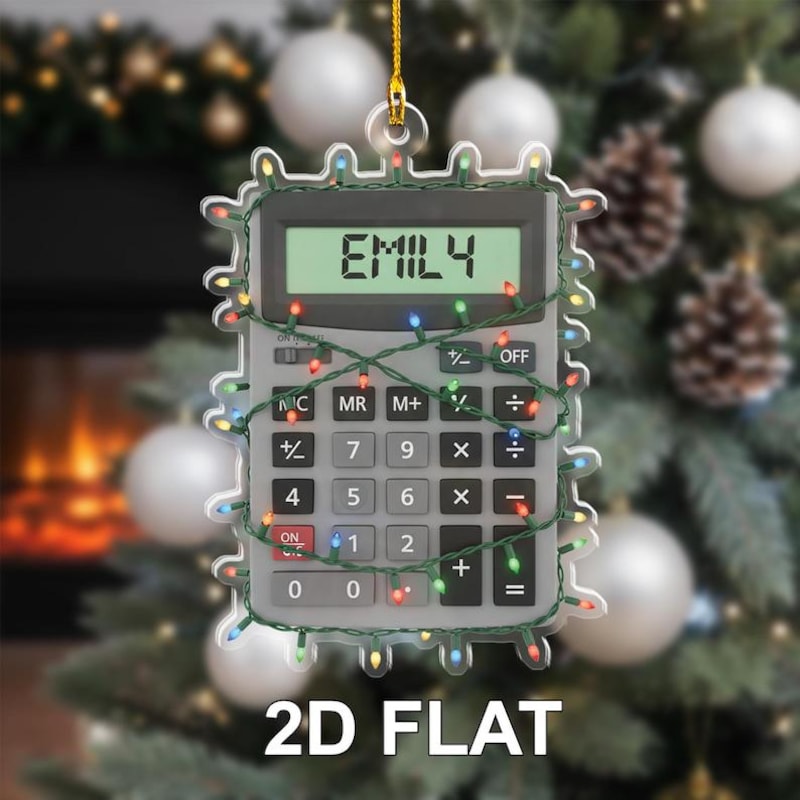 Math Christmas Ornament - Etsy