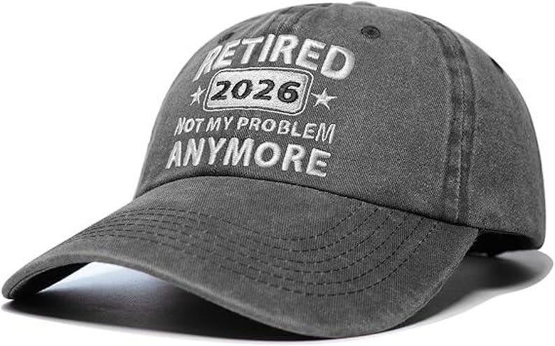 Retirement Gifts for Men Woman Retirement Hats 2026 Cool Retired Gift ...