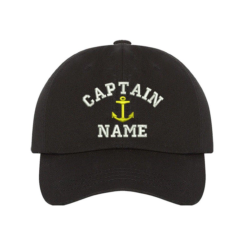 Captain Custom Embroidered Personalized CAPTAIN Dad Hat Add Your Name ...