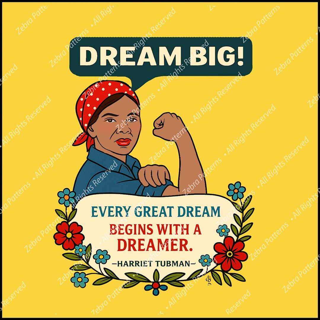 Harriet Tubman Quote Panel - Etsy