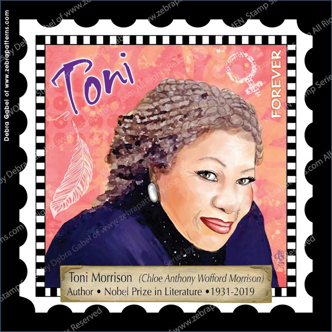 Toni Morrison Stamp Panels - Etsy