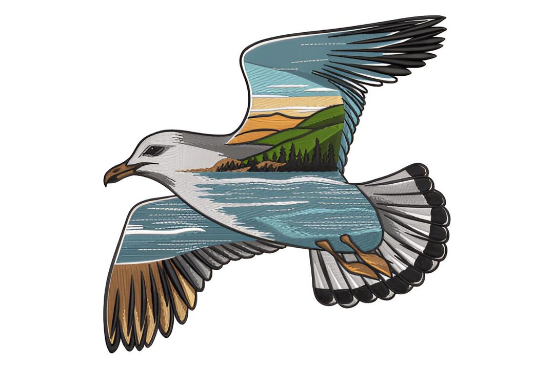Flying Bird Embroidery Design, Embroidery Machine Files CND DST EXP - Etsy