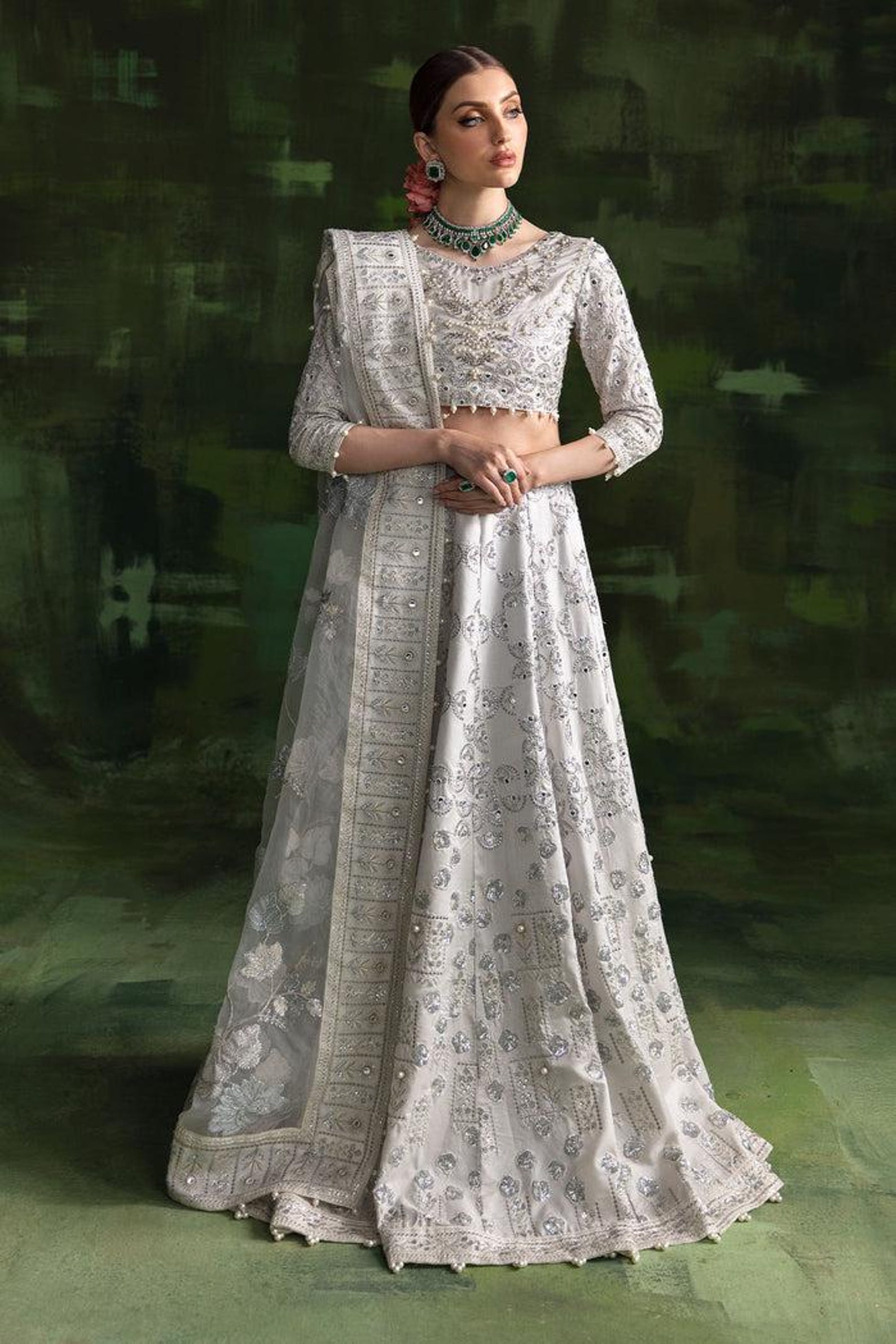 Nikah Dress | White Nikah Dress | Pakistani Wedding Dress | Nikah Wear ...
