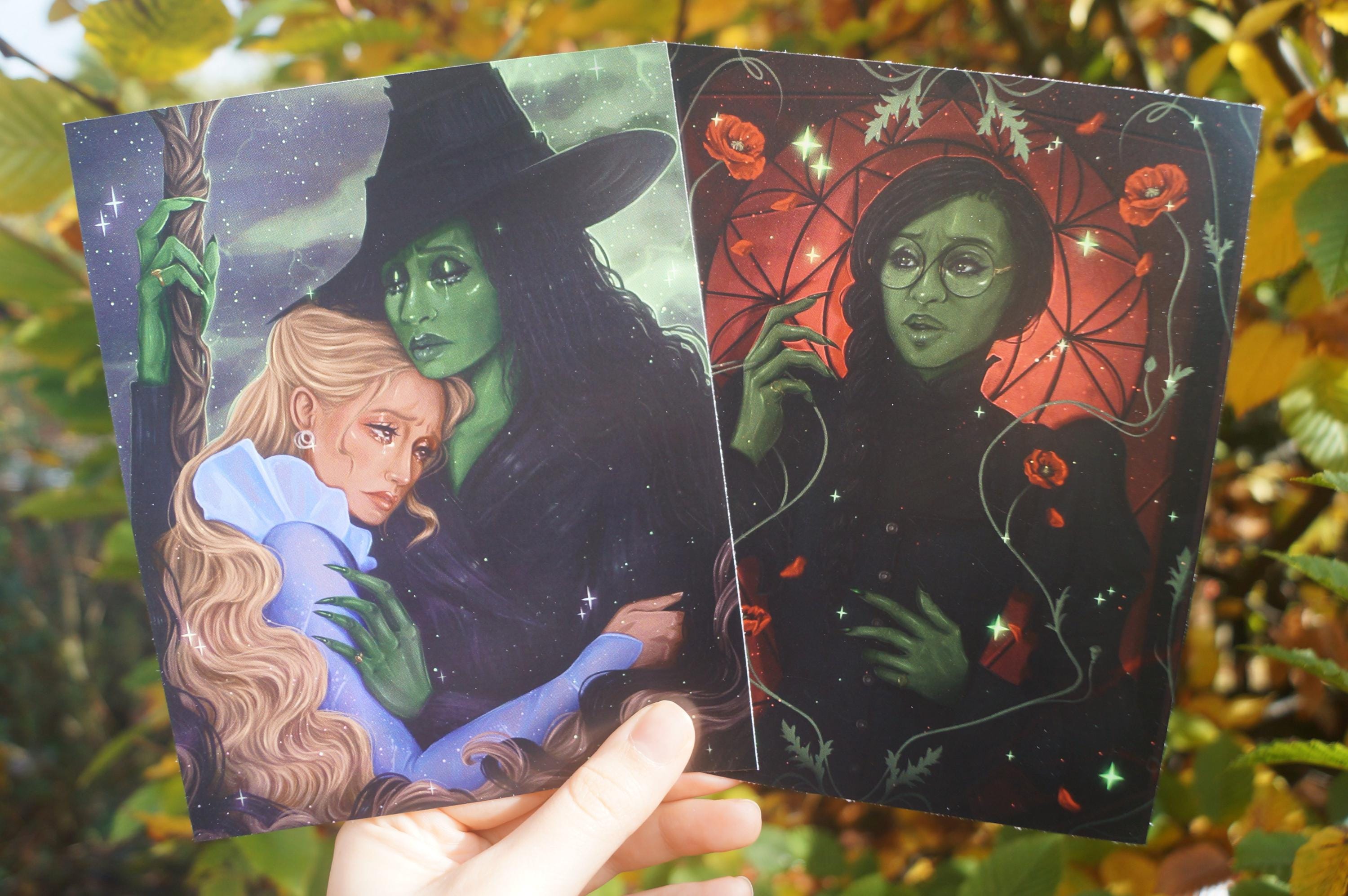 Elphaba & Glinda (gelphie/wicked) | Fanart Prints - Etsy