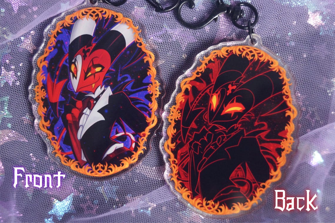 Gothic Stolitz (stolas & Blitz - Helluva Boss) | Acrylic Keychain - Etsy