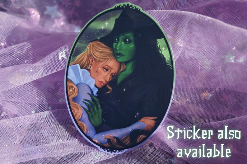 Elphaba & Glinda (gelphie/wicked) | Fanart Prints - Etsy