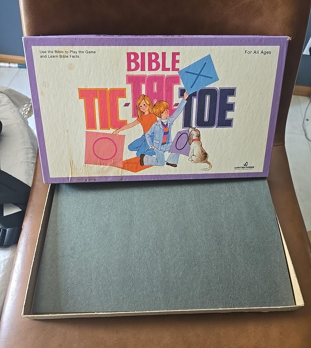Vintage Warner Press Bible Tic-tac-toe Learn Bible Facts Board Game ...