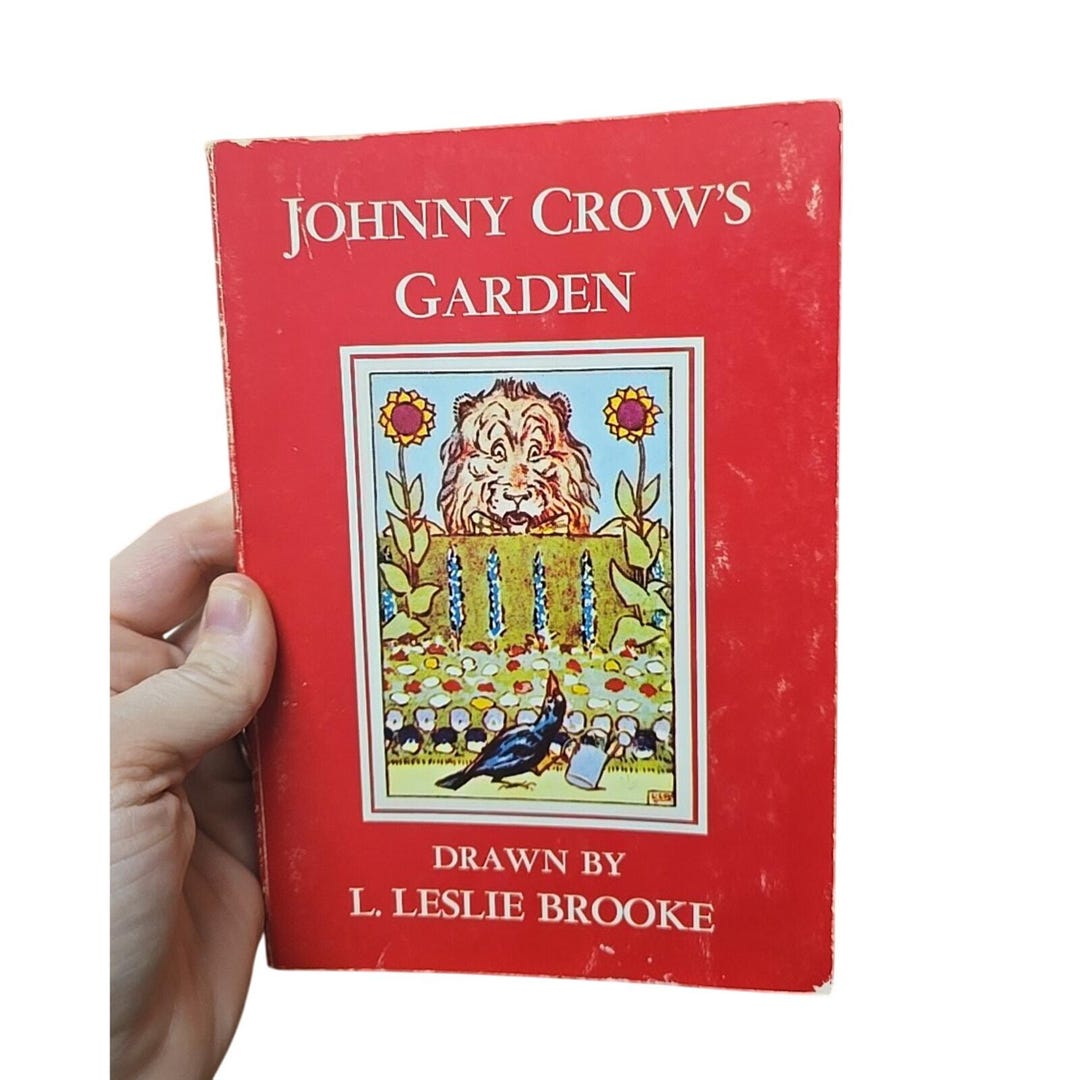 Vintage Johnny Crow's Garden Drawn by L. Leslie Brooke Paperback ...