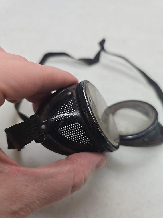 Antique Rare Wilson Safety Goggles Motorcycle Goggles… - Gem