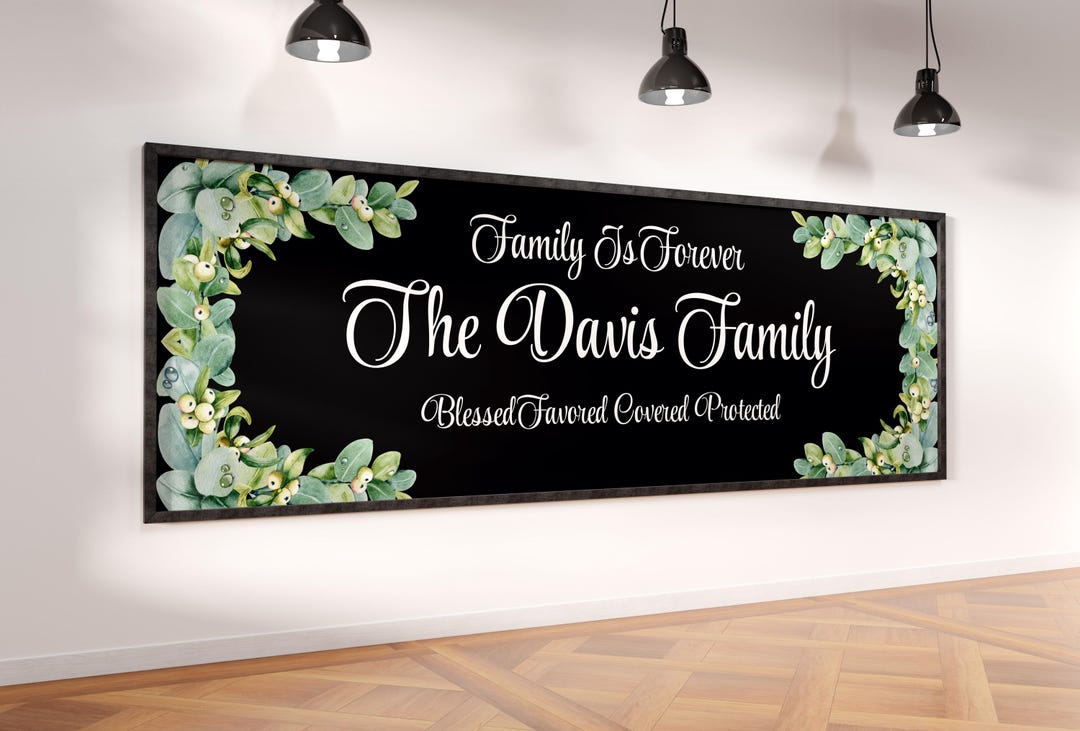 Davis - Personalized Last Name Wall Hangings Monogram Last Name Art ...