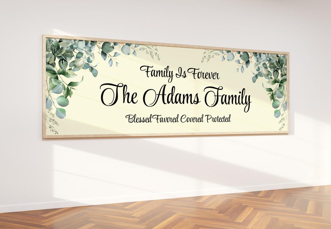 Adams - Personalized Name Sign - Wall Hangings Monogram Last Name Art ...