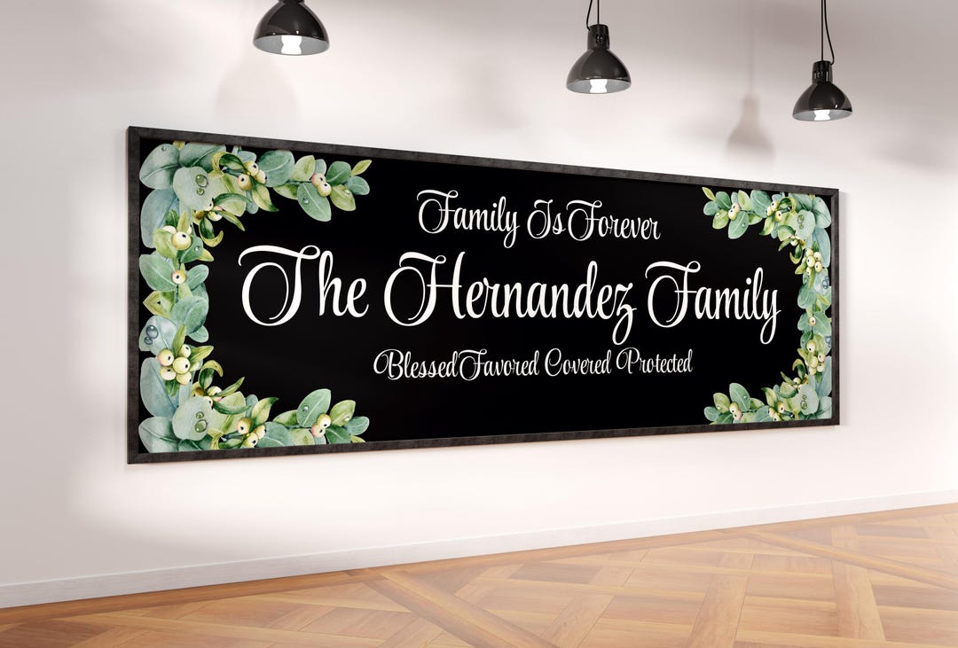 Hernandez - Personalized Name Sign - Wall Hangings Monogram Last Name ...