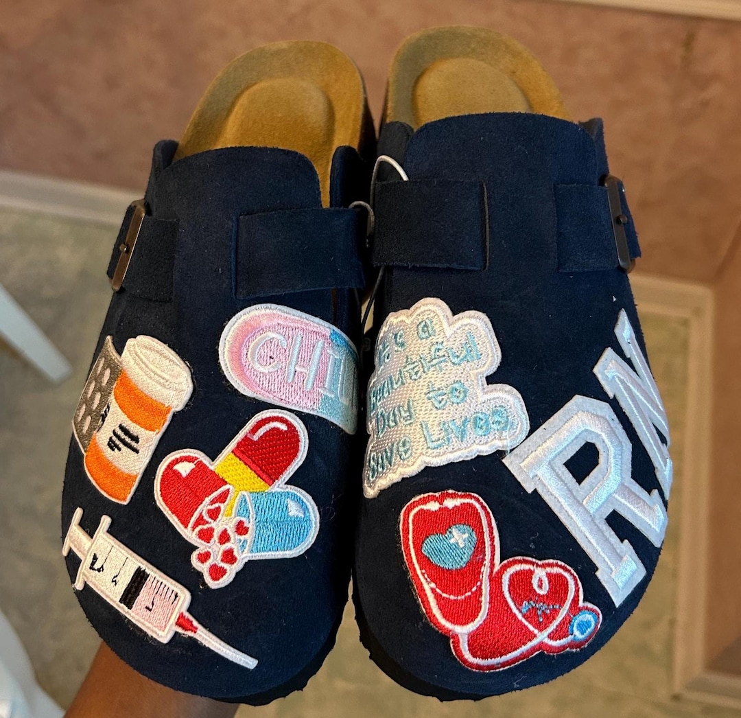 Nursing Customized Patch Clogs - Etsy