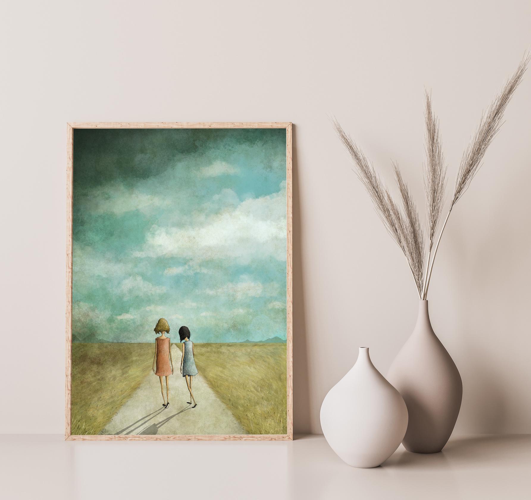 My Friend - Art Print (3 Different Sizes) - Etsy