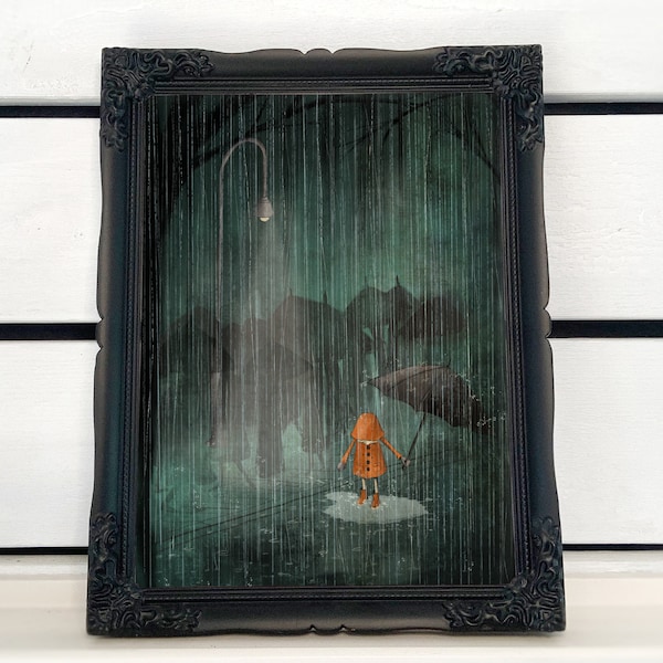 Rain Art Print - Etsy