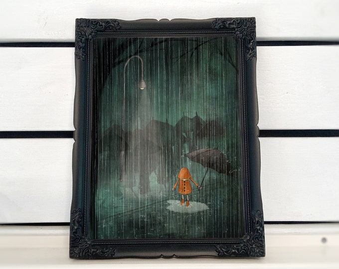 The Rain - Art Print (3 Different Sizes) - Etsy