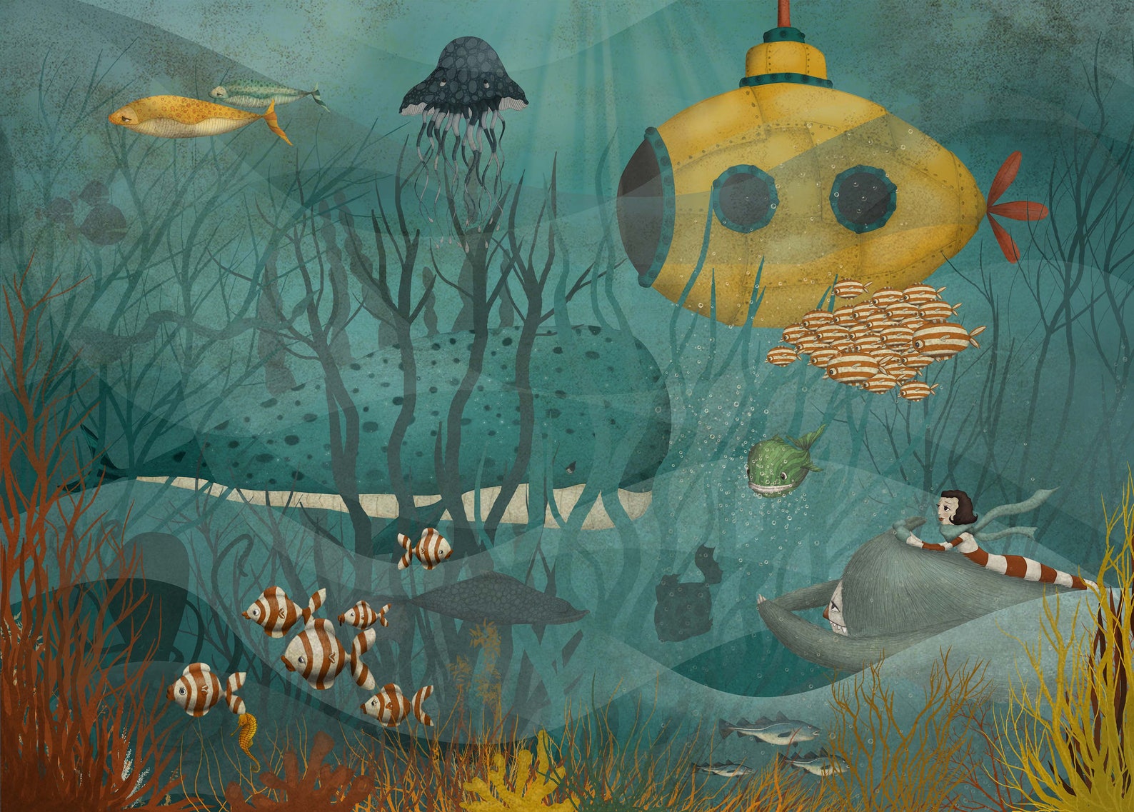 Under the Surface Art Print 3 Different Sizes | Etsy