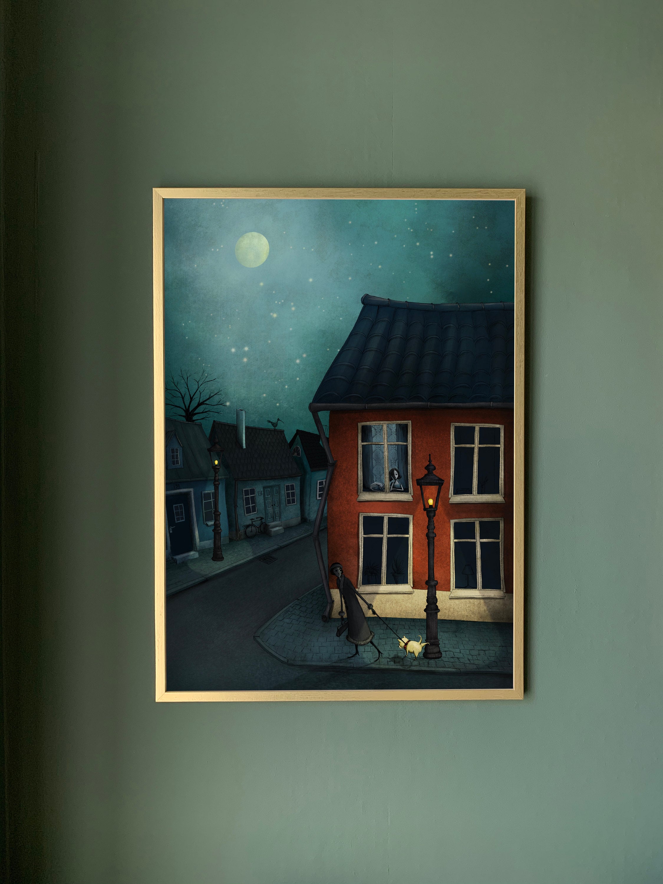 Late Night Art Print 3 Different Sizes - Etsy