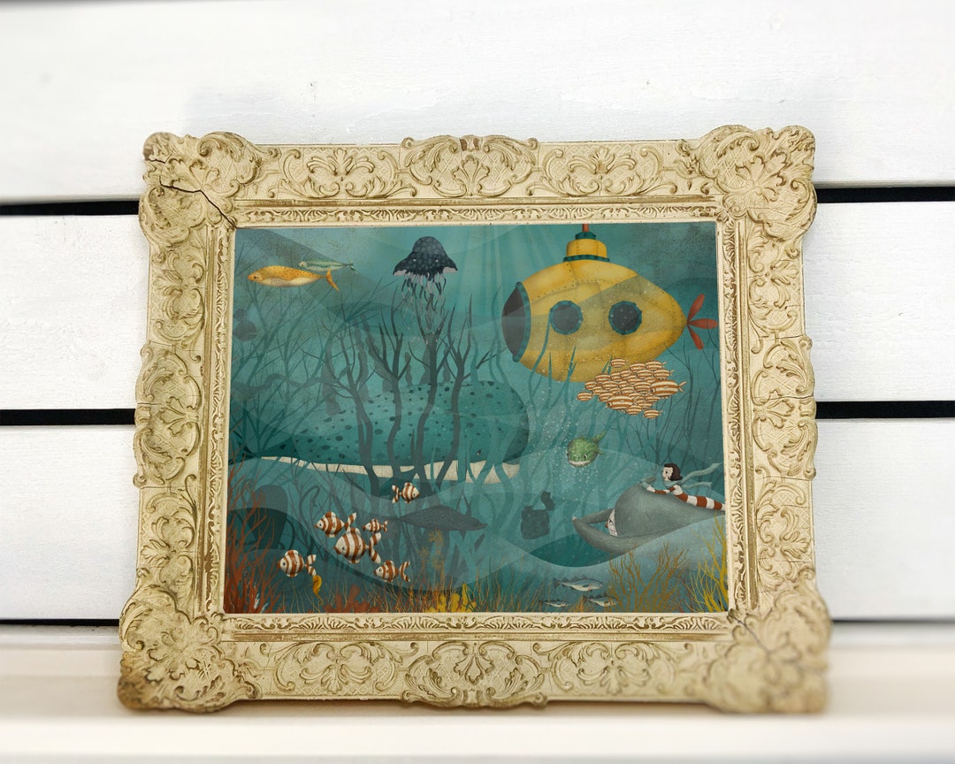 Under the Surface - Art Print (3 Different Sizes) - Etsy