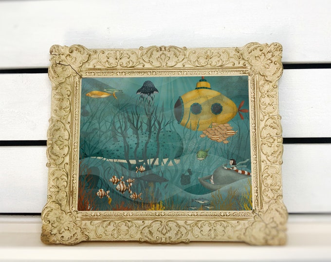 Under the Surface - Art Print (3 Different Sizes) - Etsy