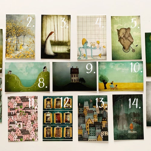 Set of 5 Cards Any of Your Choice - Etsy