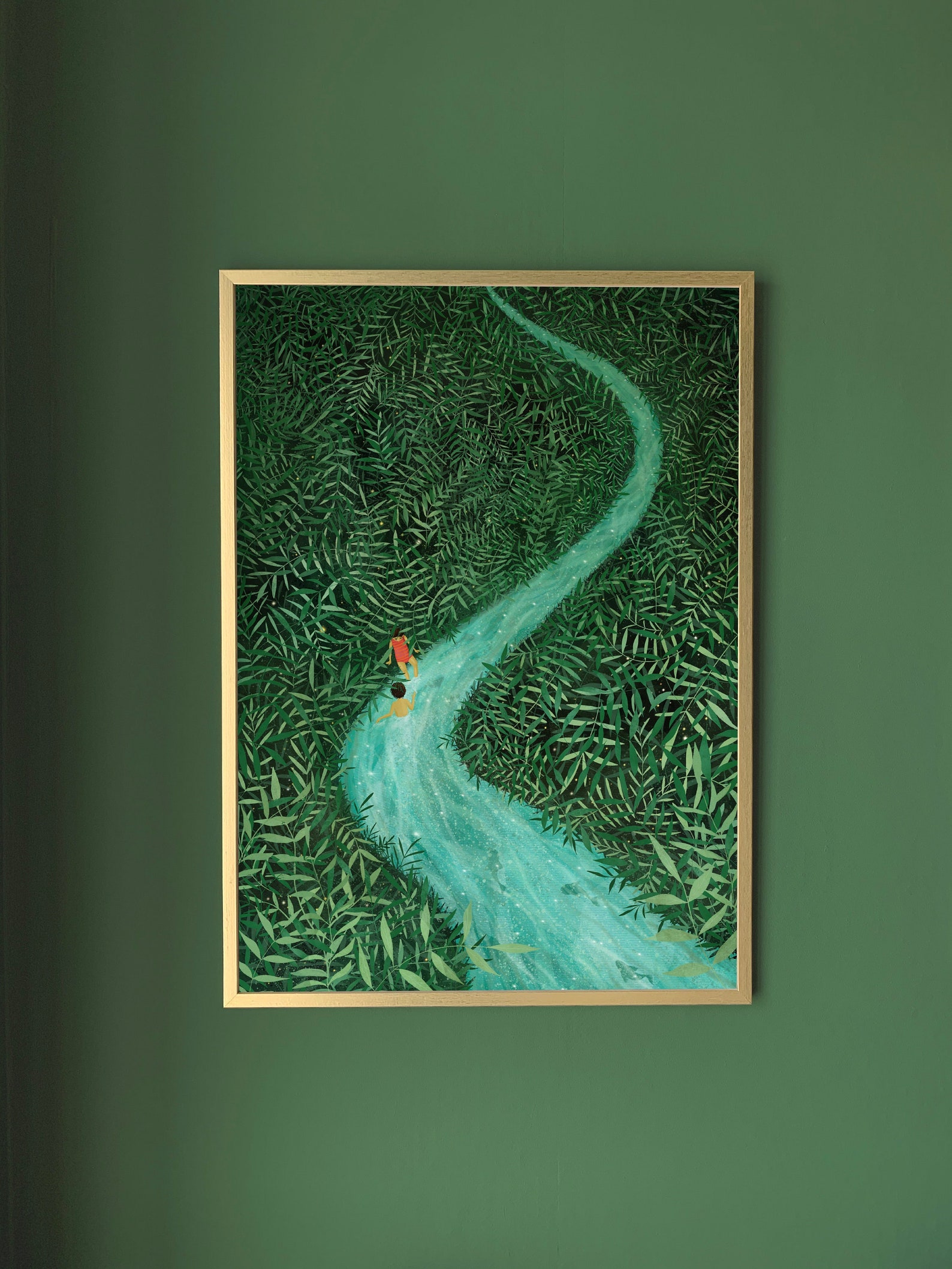 Down by the River - Art Print (3 Different Sizes) - Etsy