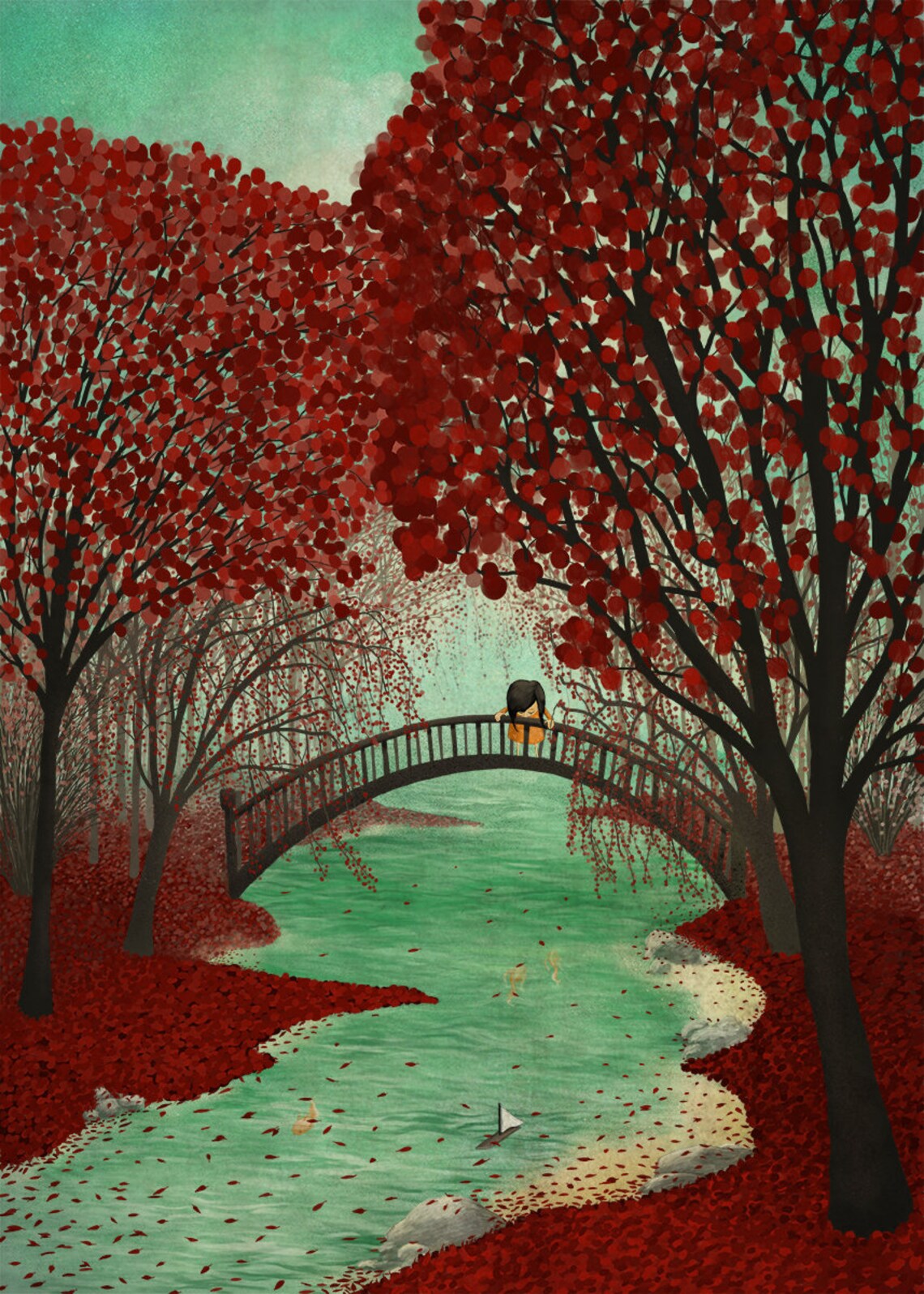 The Bridge - - Art Print (3 Different Sizes) - Etsy