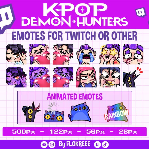 Kpop Demon Hunters Emojis - Etsy