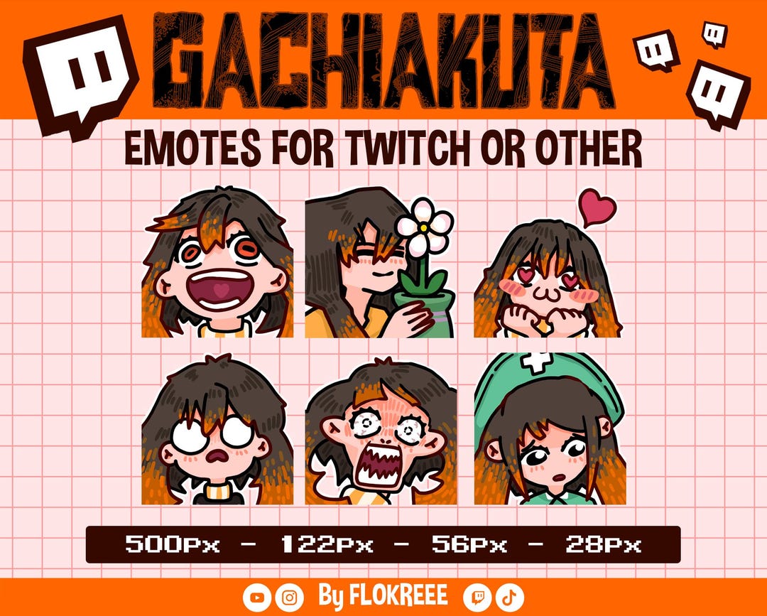 Gachiakuta AMO Emote Pack | Emoticons for Twitch, Discord, Youtube - Etsy