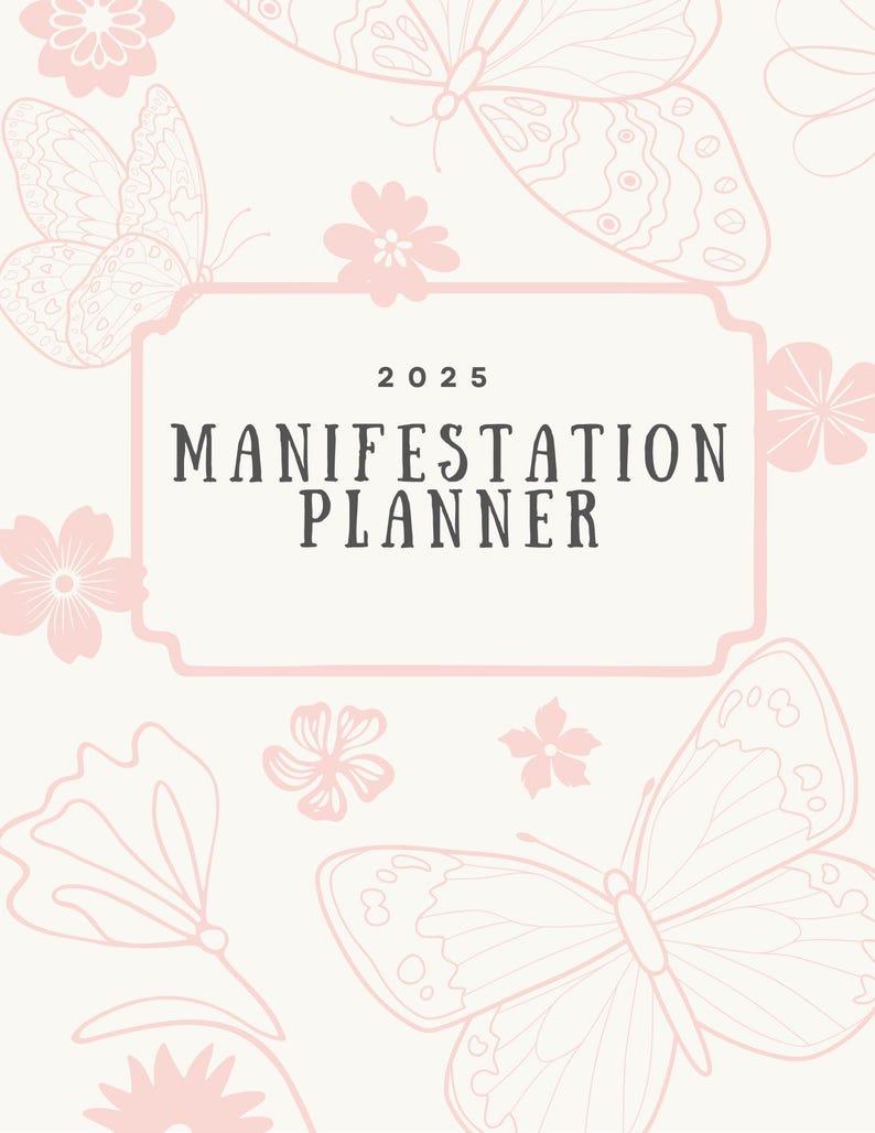 Digital Manifestation Planner PDF | Printable Law of Attraction Journal ...